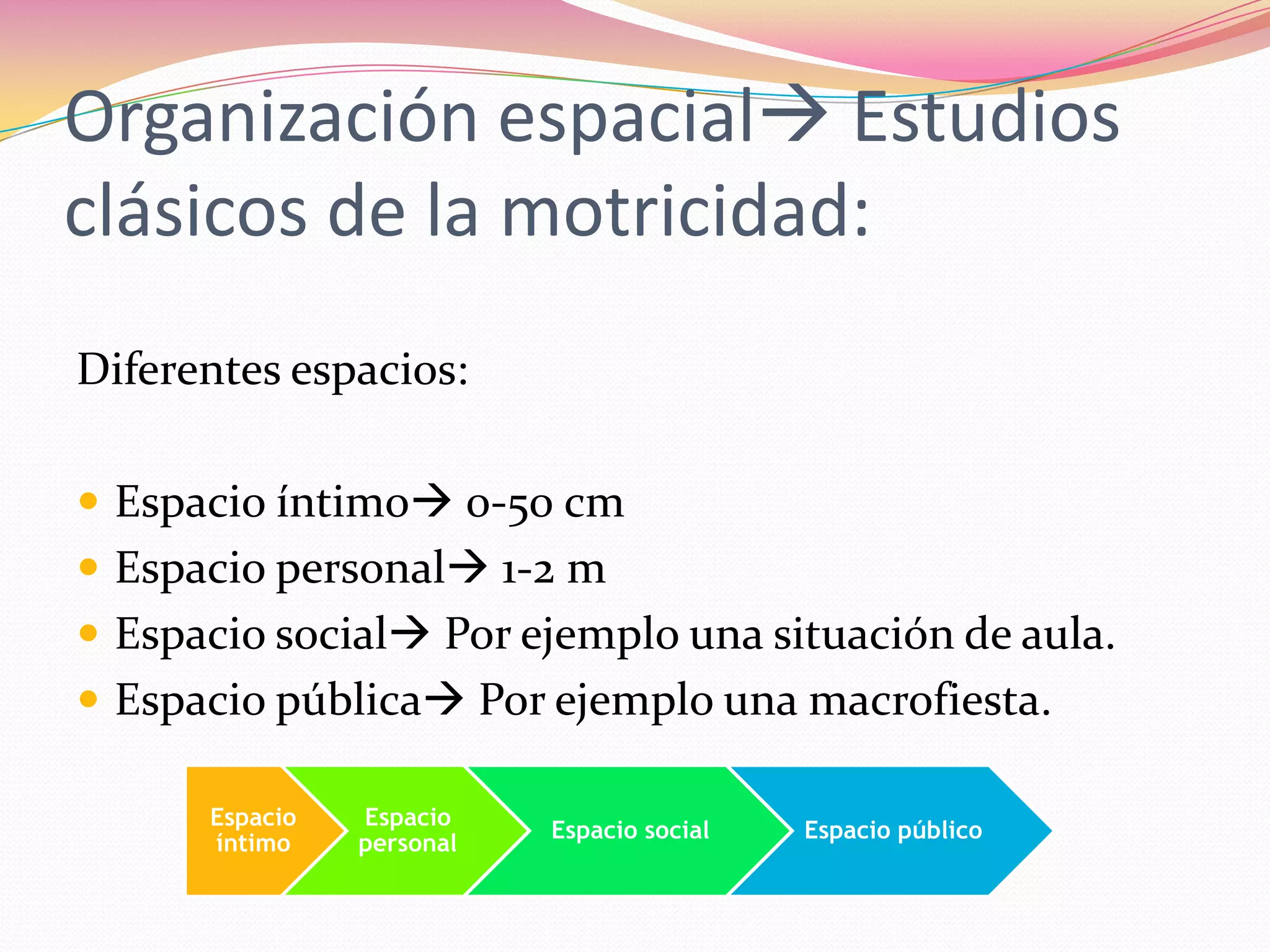 Organización espacial y espacio temporal | PPTX