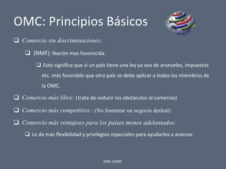 Organización Mundial Del Comercio | PPT