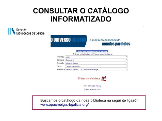 Organización da Biblioteca Escolar | ODP