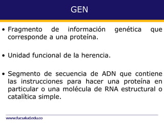 ORGANIZACION DEL GENOMA HUMANO | PPTX