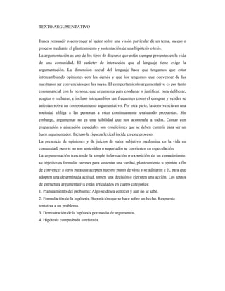 Organizador grafico clases de textos | PDF