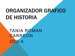 Organizador grafico de historia | PPTX