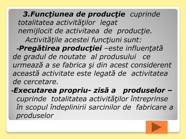 Organizarea procesuala a intreprinderii | PPTX