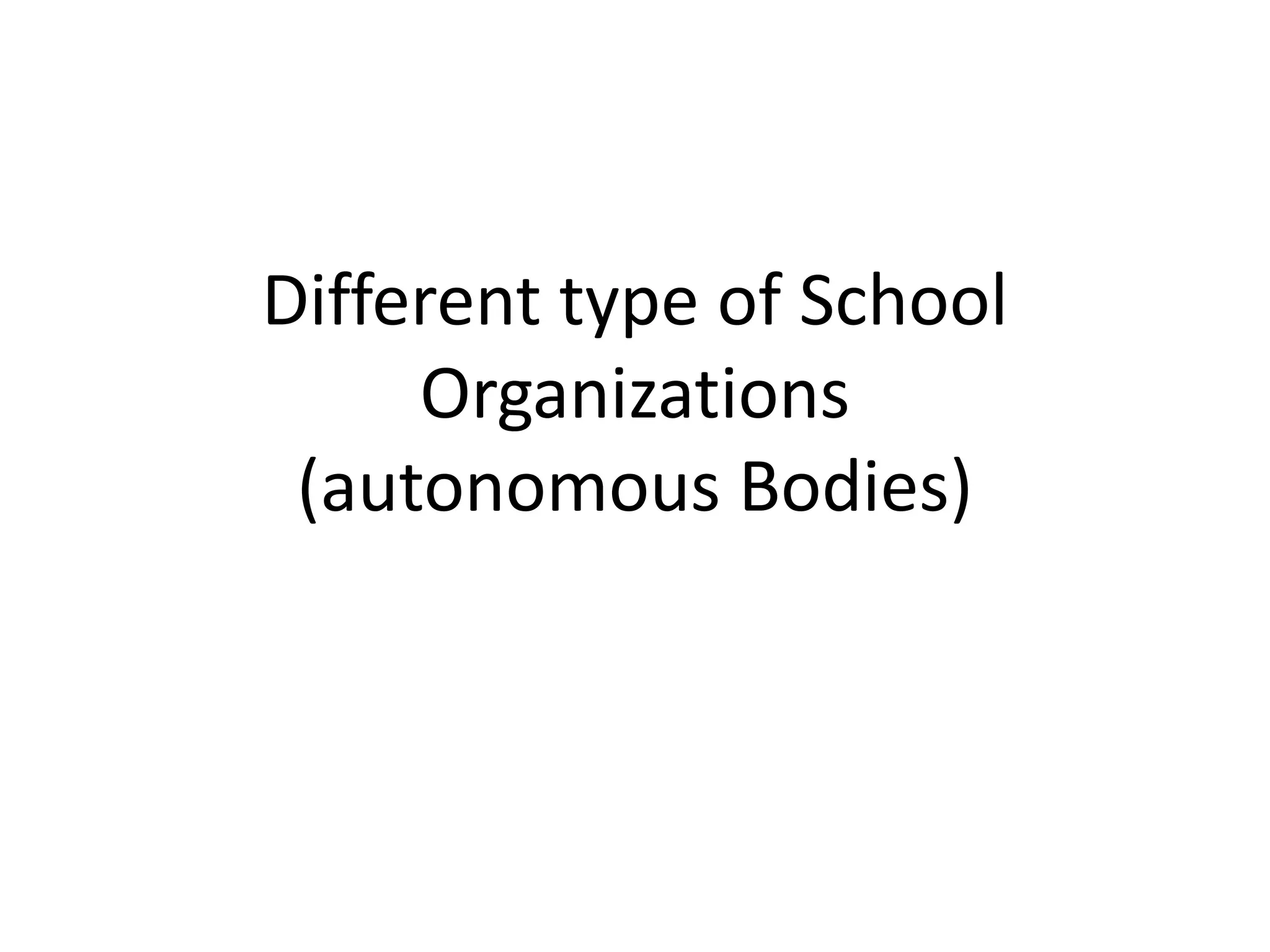 Organizational structure of educational institute in Pakistan | PPTX