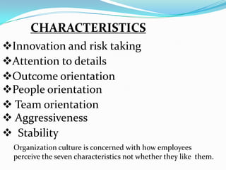 Organizational culture in Organization | PPTX