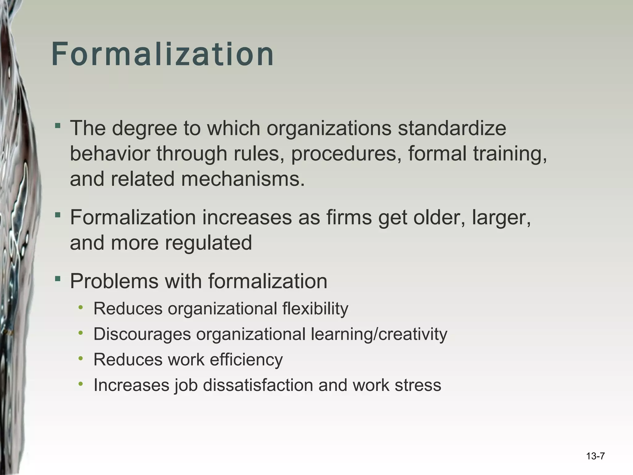 Organizational structure in Organization | PPT