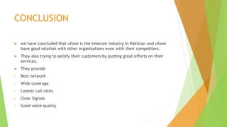 Ufone and its culture | PPT