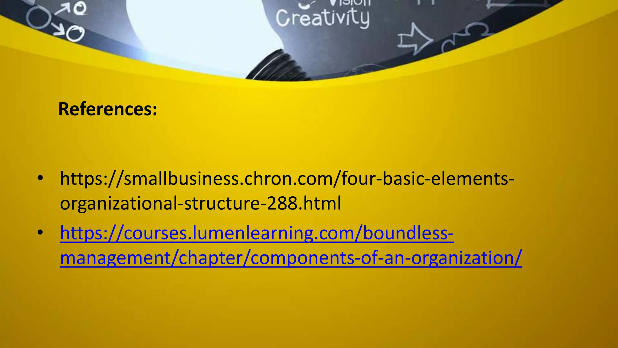 Elements of Organization | PPTX