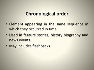 Organization of News Structure | PPTX