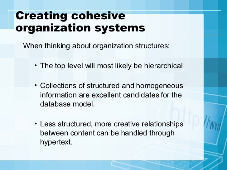 Organization Systems