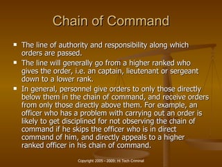 Organization of Law Enforcement Agencies | PPT