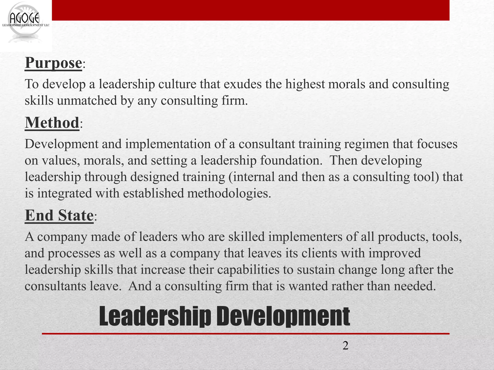 Organizational Leadership Development | PPT