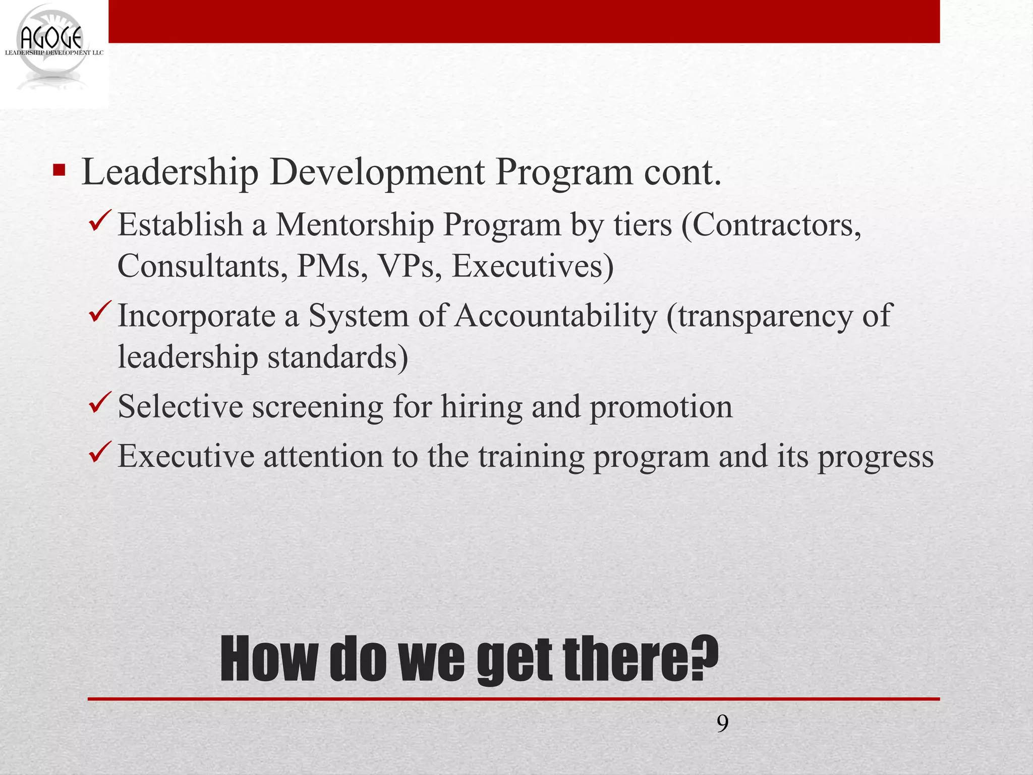 Organizational Leadership Development | PPT