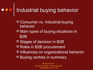 Industrial buying-behavior | PPT