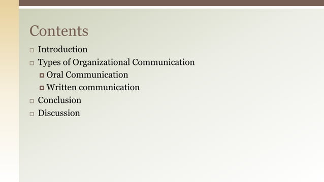 Organizational communication | PPT