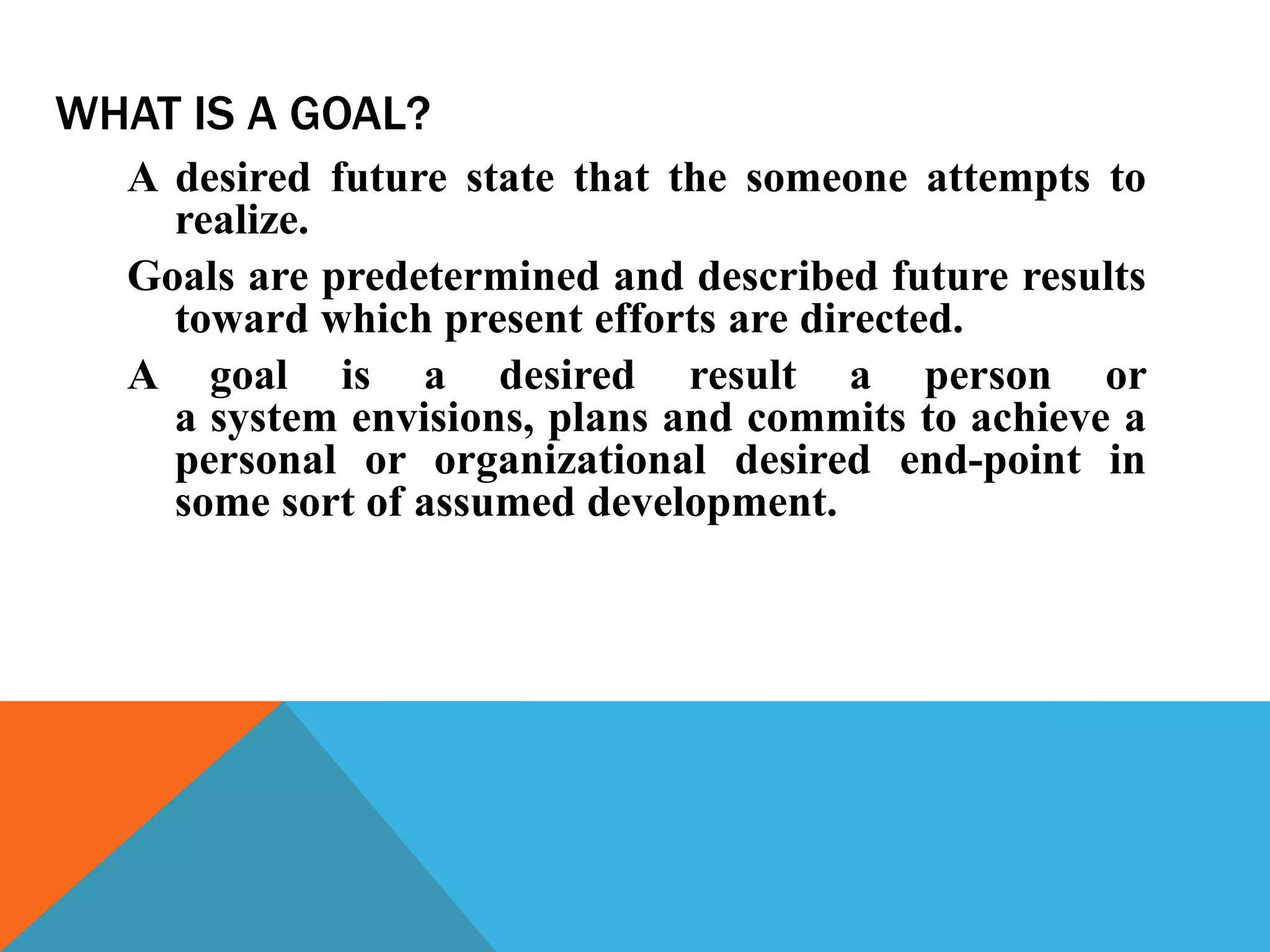 Organizational goal & its types | PPTX