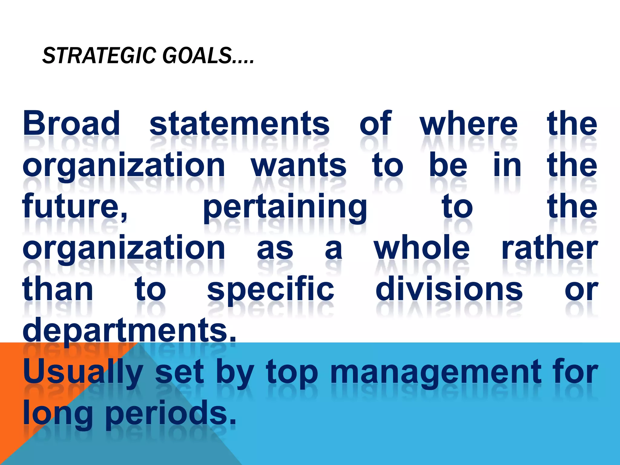 Organizational goal & its types | PPTX