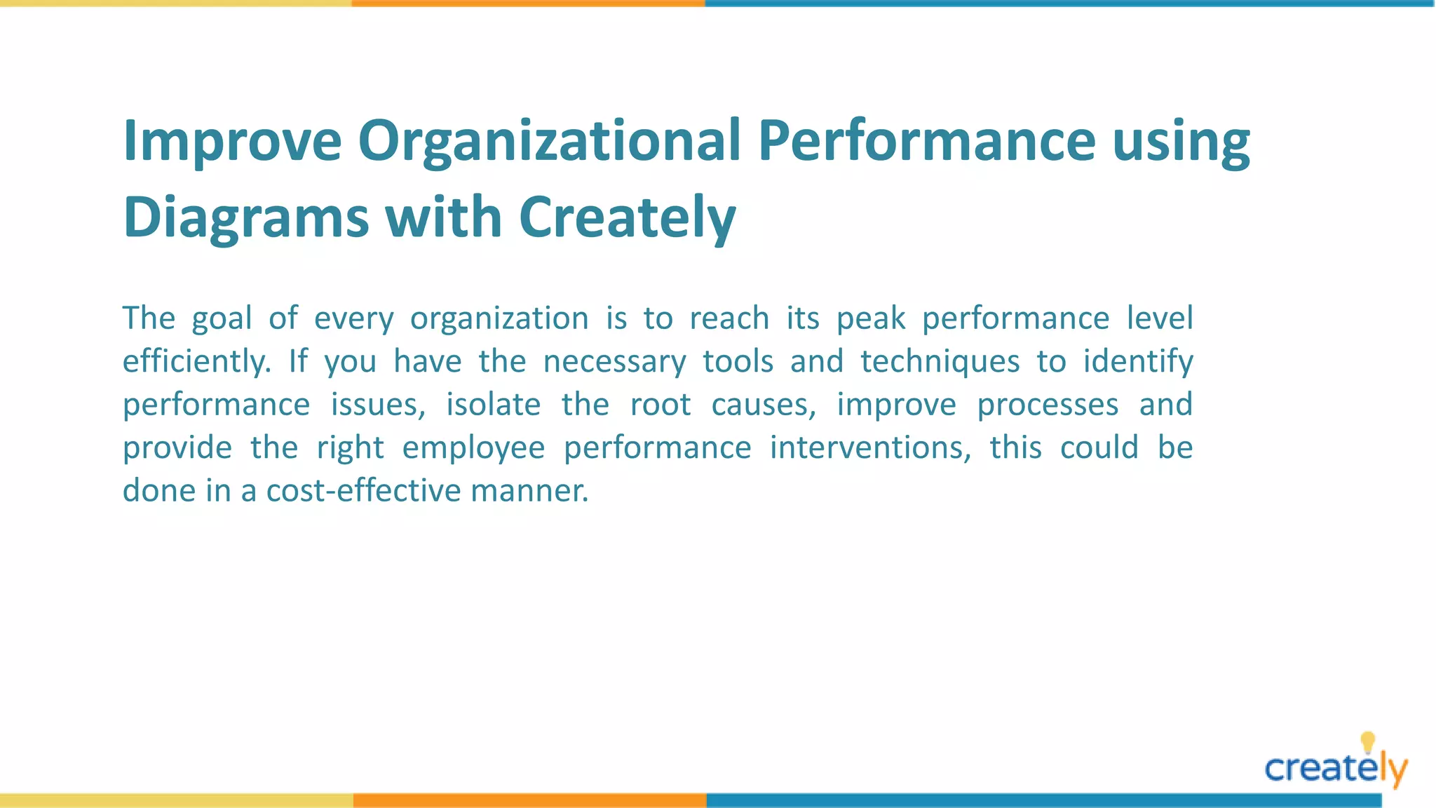 Improve Organizational Performance Using Diagrams by Creately | PPT