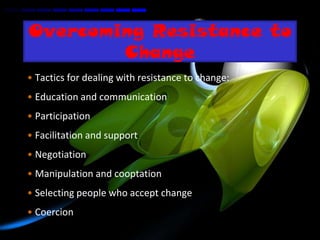 Organizational Change resistance | PPSX
