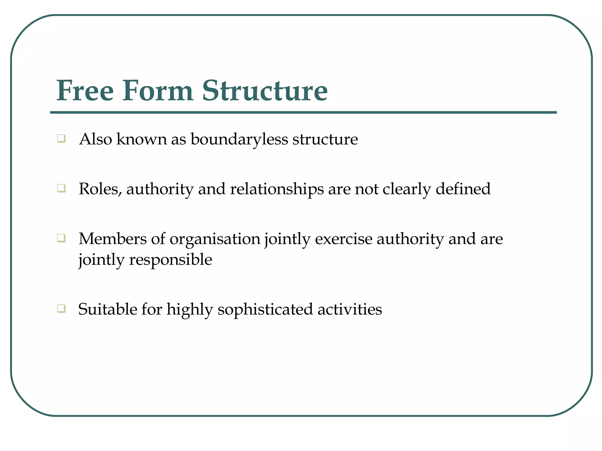 Organizational Structure and roles | PPT