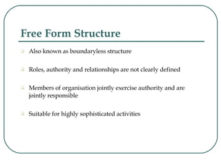 Organizational Structure and roles | PPT
