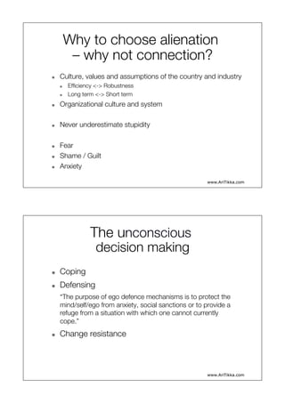 Organizational alienation | PDF
