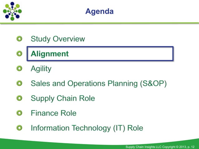 Organizational Alignment Study-Summary Charts-May 2013 | PPTX