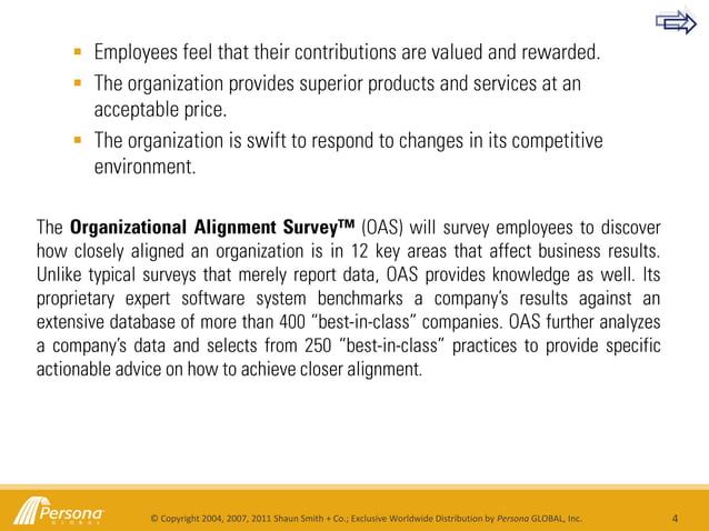 Organizational Alignment Survey Marketing ppt | PPT