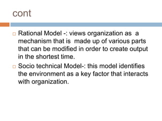 Organizational analysis 5 | PPTX