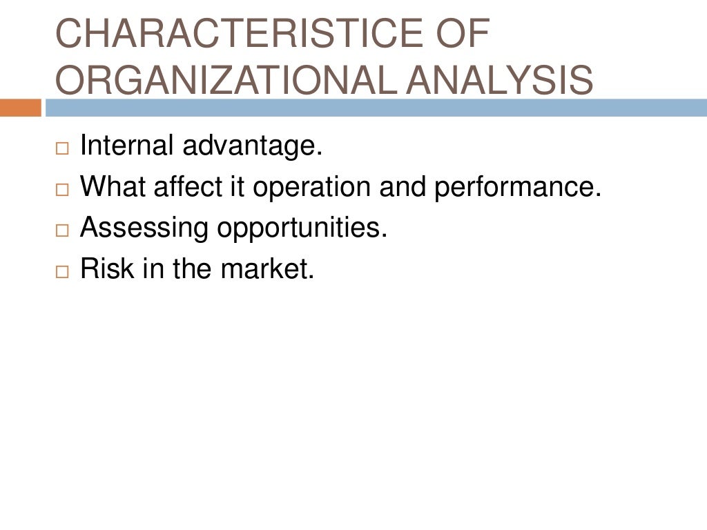 Organizational Analysis 5
