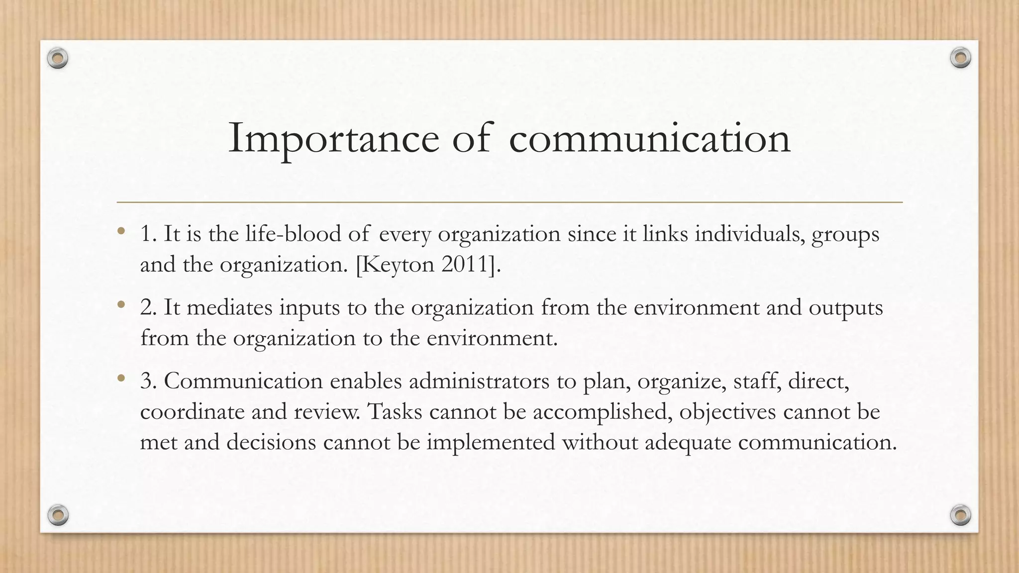 Organizational and management communication | PPTX