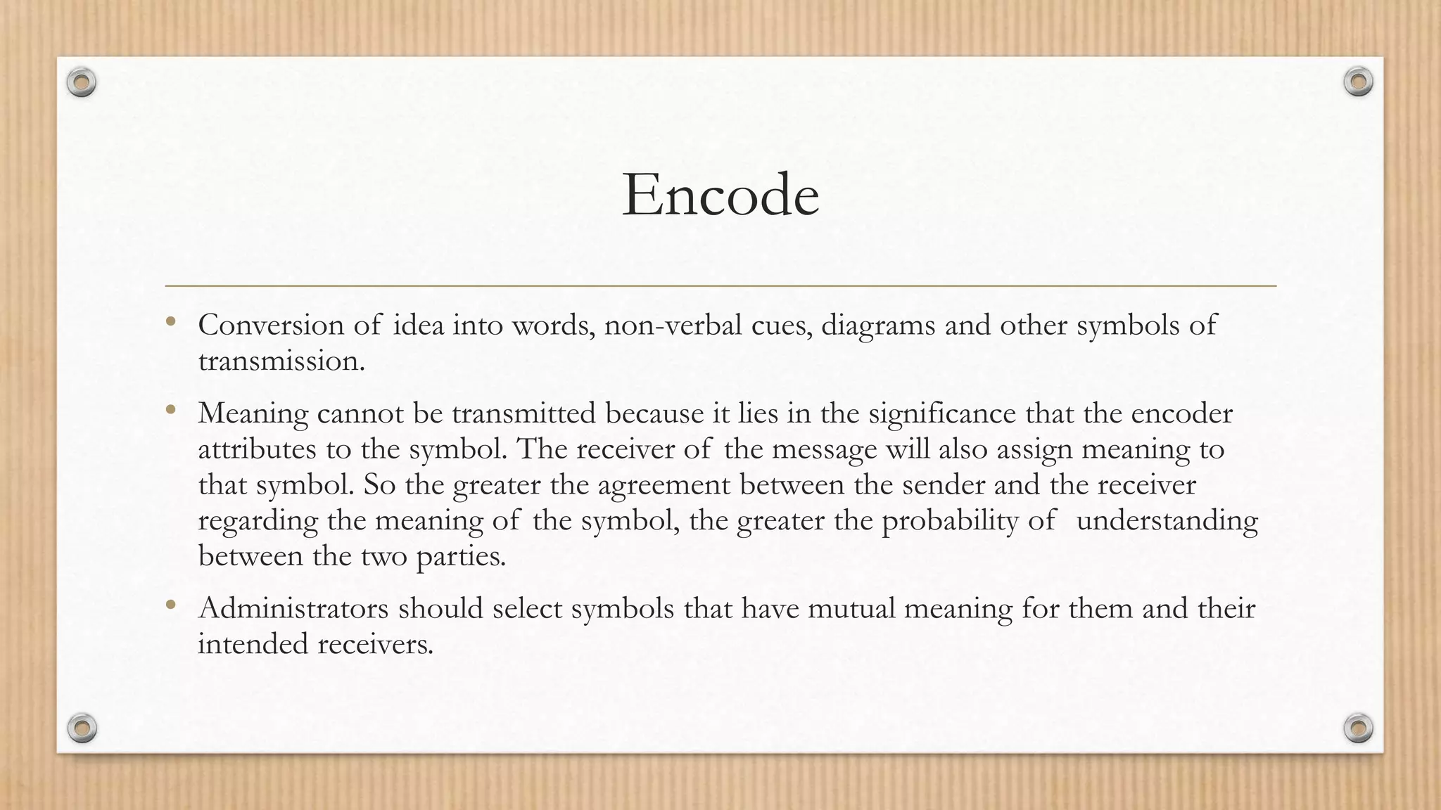 Organizational and management communication | PPTX