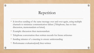 Organizational and management communication | PPTX