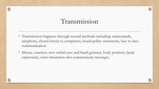 Organizational and management communication | PPTX