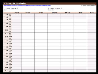 Organizational and Time Management Skills | PPT