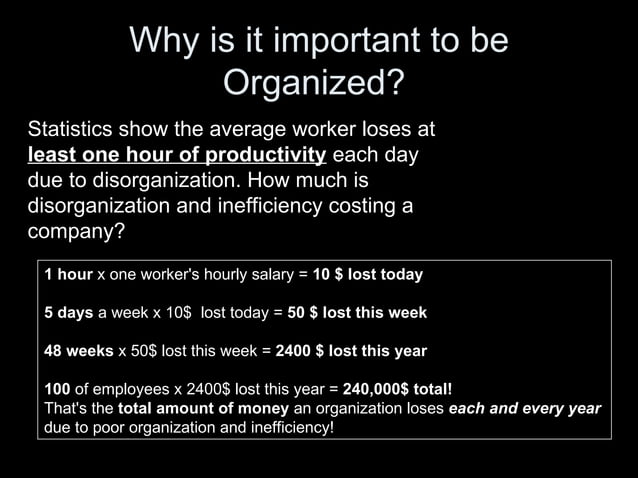 Organizational and Time Management Skills | PPT
