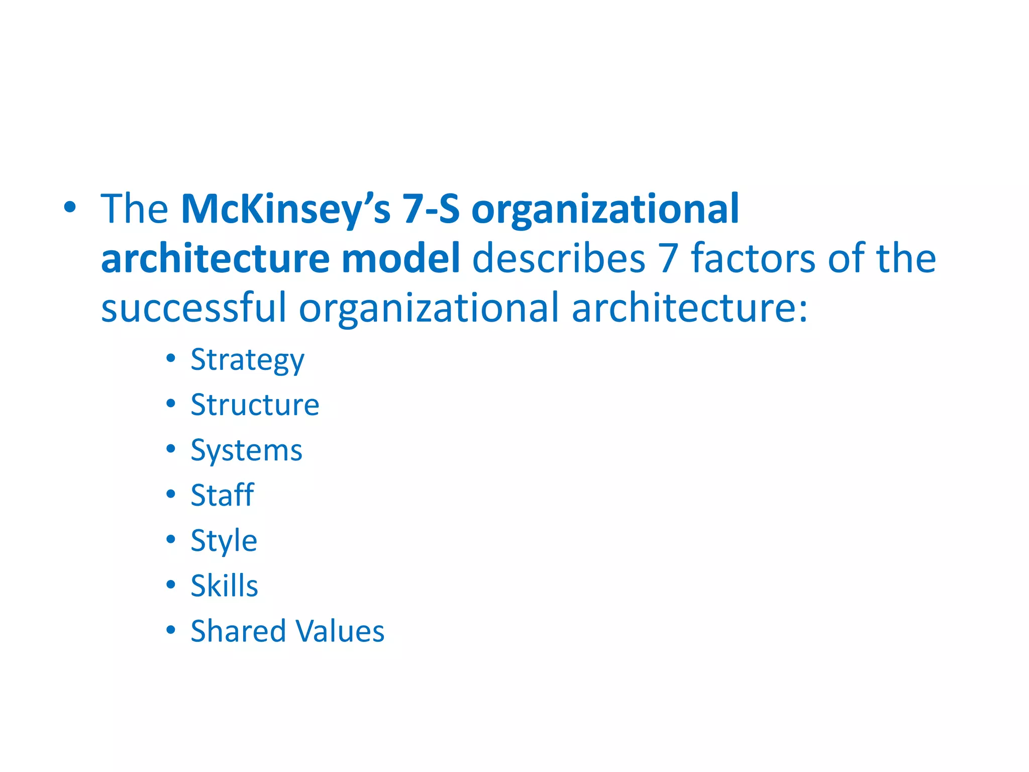 Organizational architecture | PPTX | Business | Business and Finance