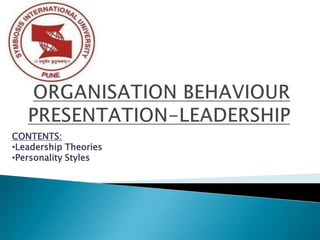 Organizational behavior | PPTX