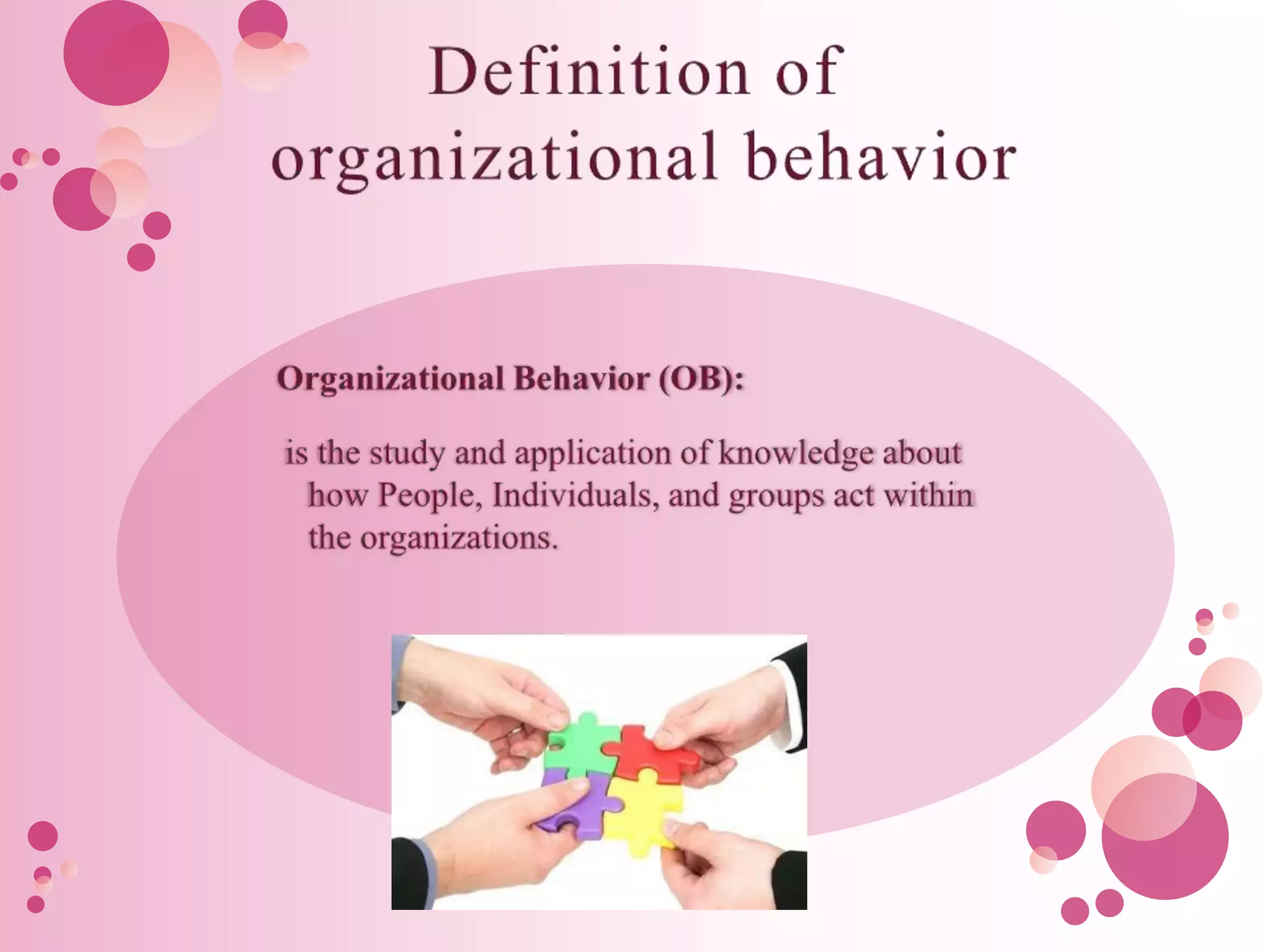Organizational behavior | PPTX