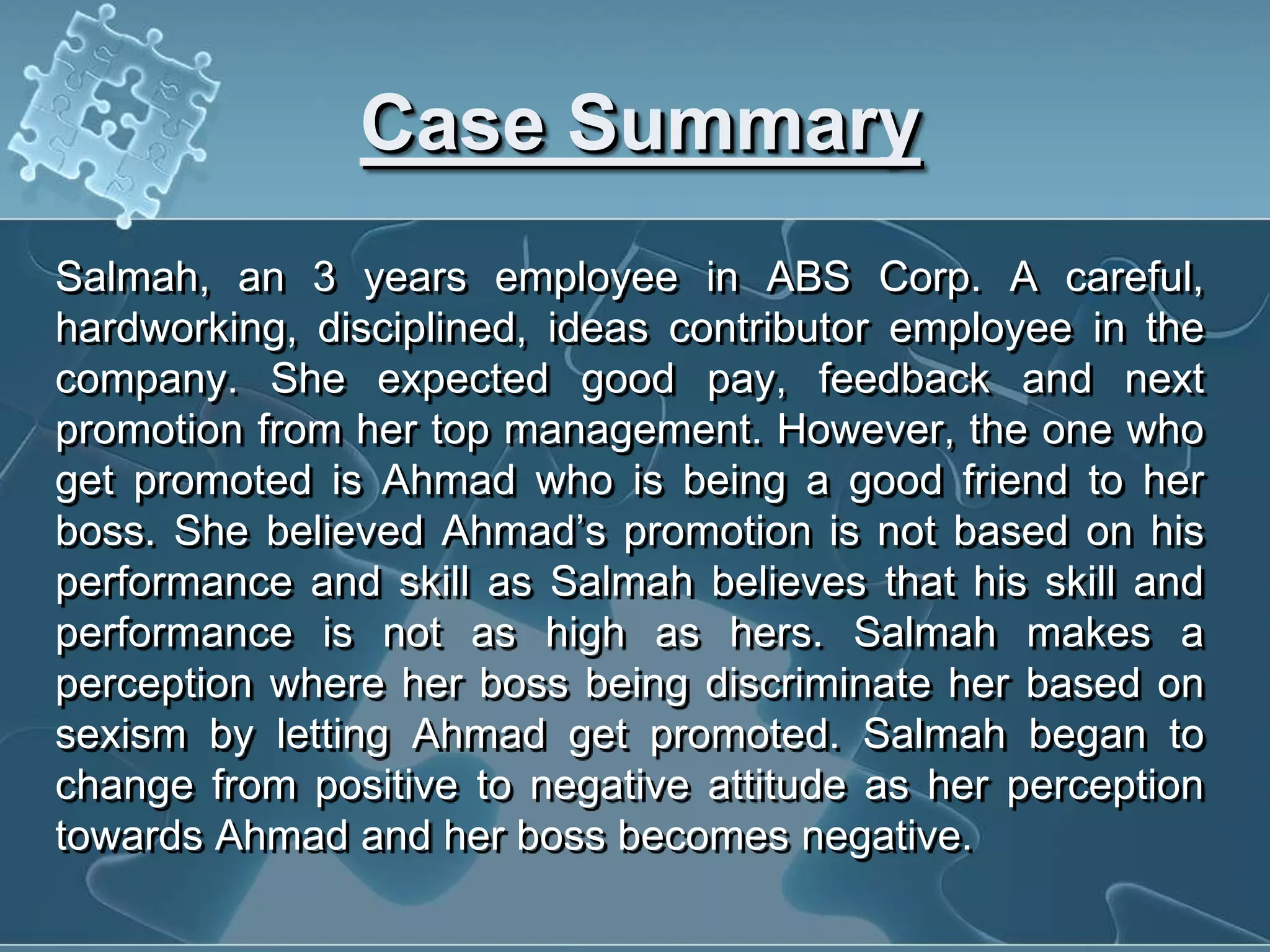 Organizational Behavior Case Study | PPTX