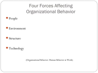 Organizational Behavior | PPT