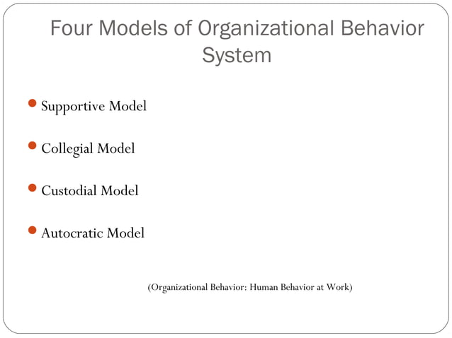 Organizational Behavior | PPT