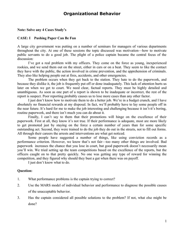 Organizational behavior | DOC | Mergers and Acquisitions | Business ...