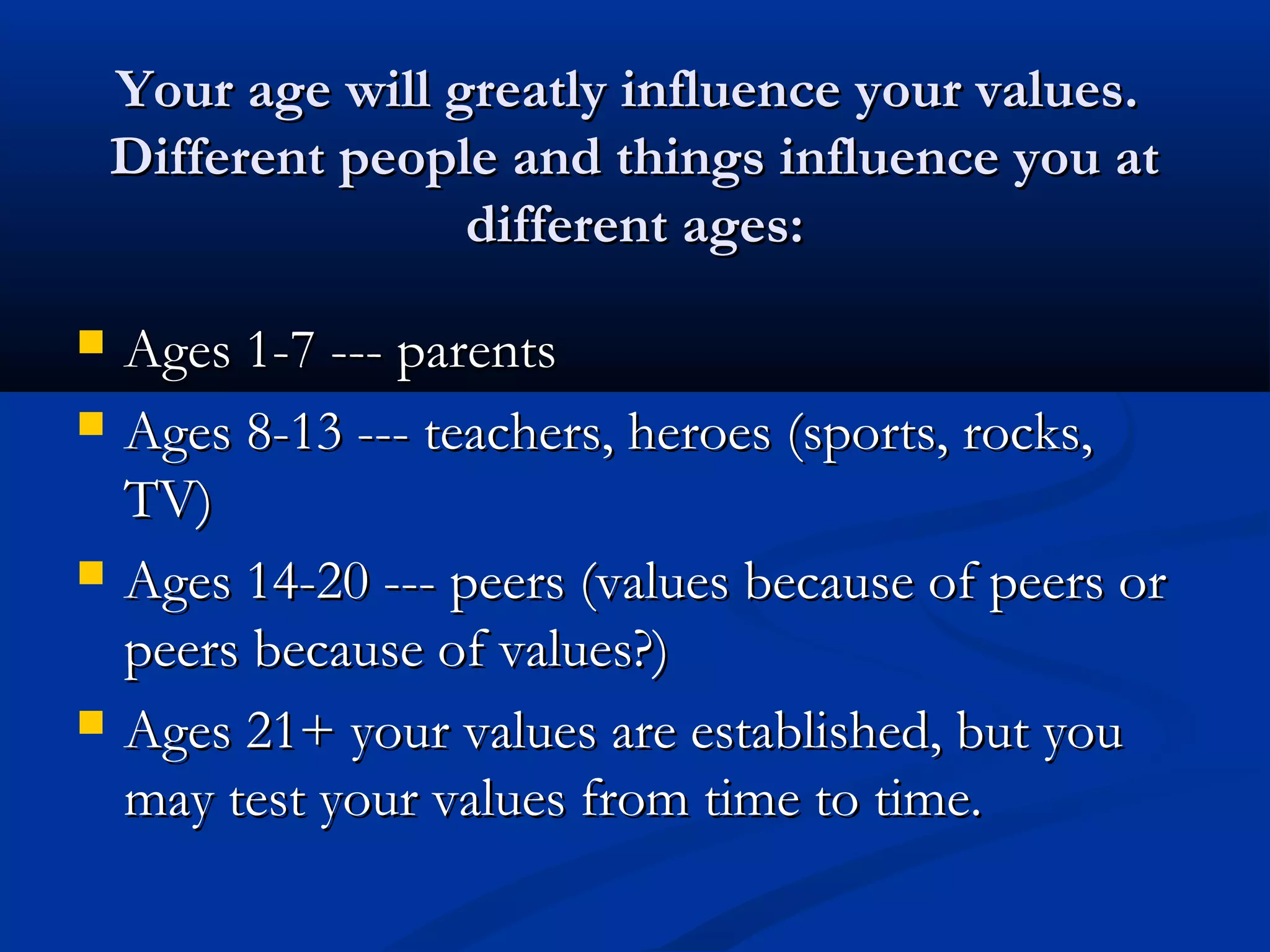 Values in Organization | PPT
