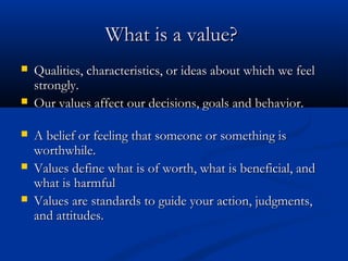 Values in Organization | PPT