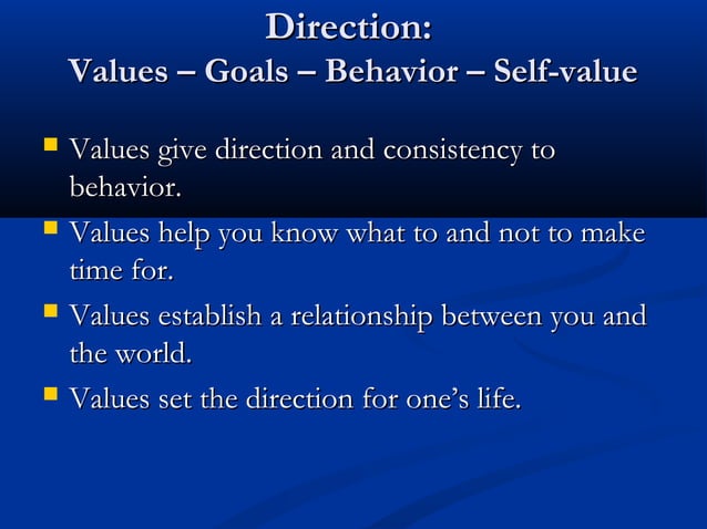 Values in Organization | PPT