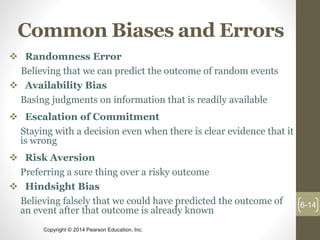 Organizational Behavior Chapter 5 Perception and Individual Decision ...