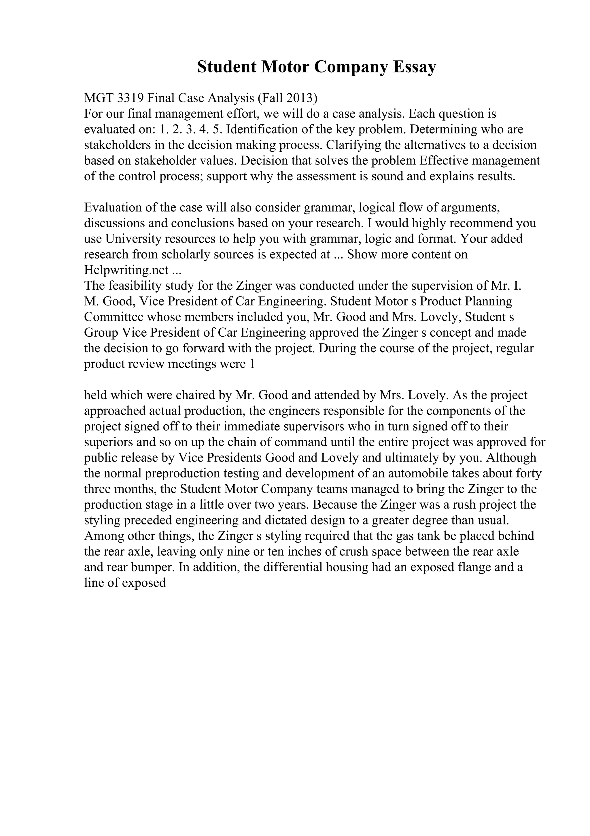 Organizational Behavior Essay Topics | PDF