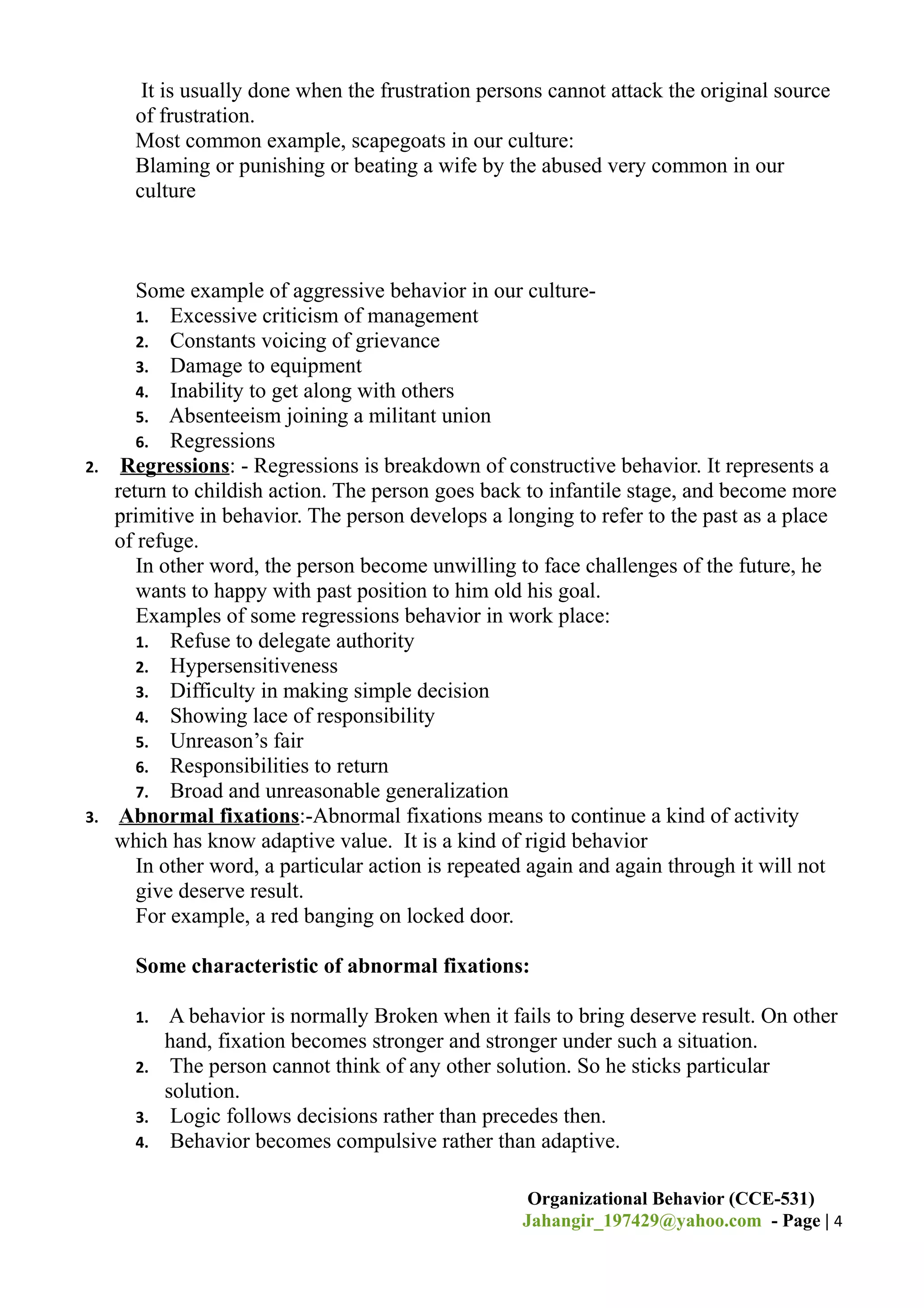 Organizational behavior final exam | PDF