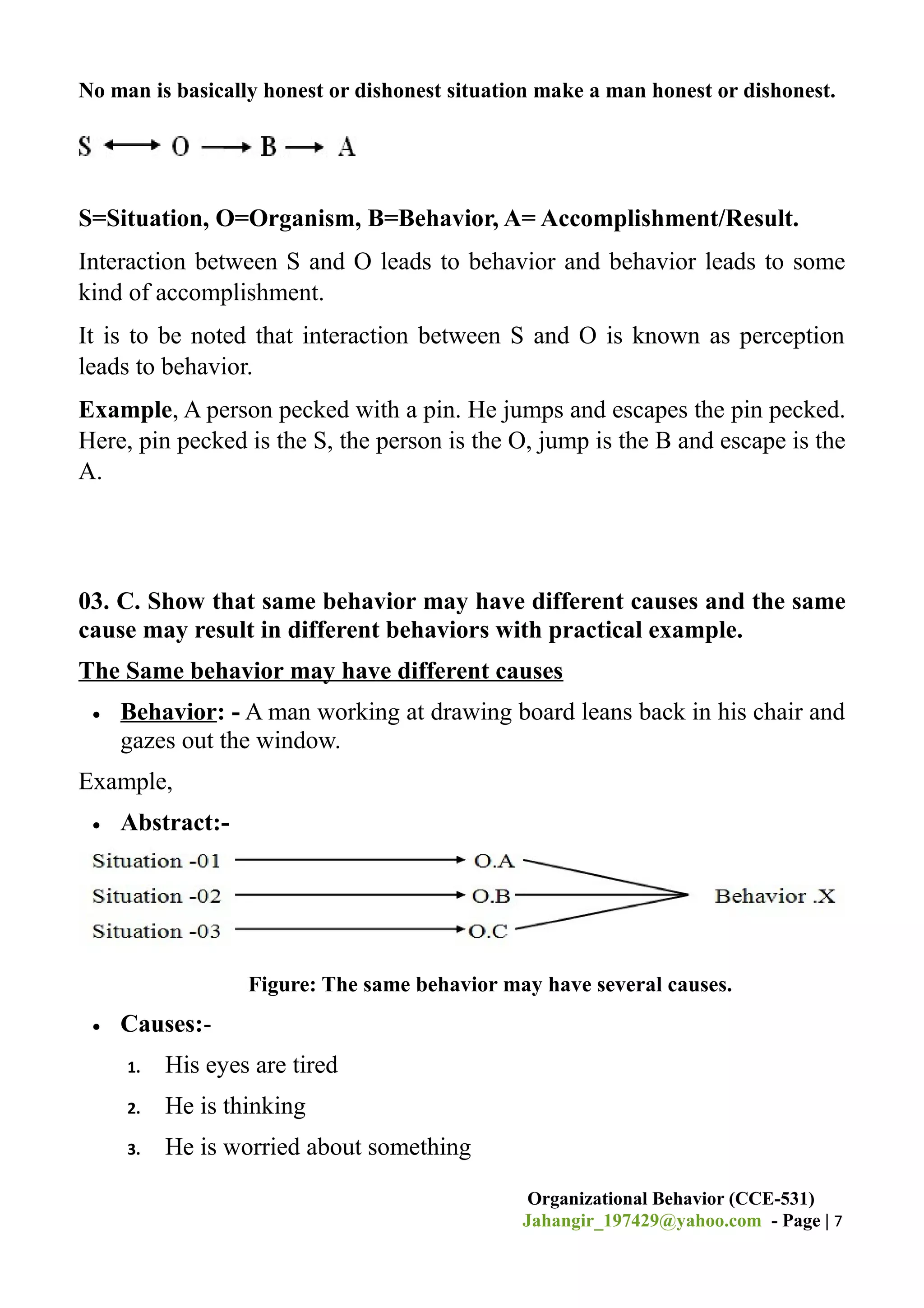 Organizational behavior final exam | PDF